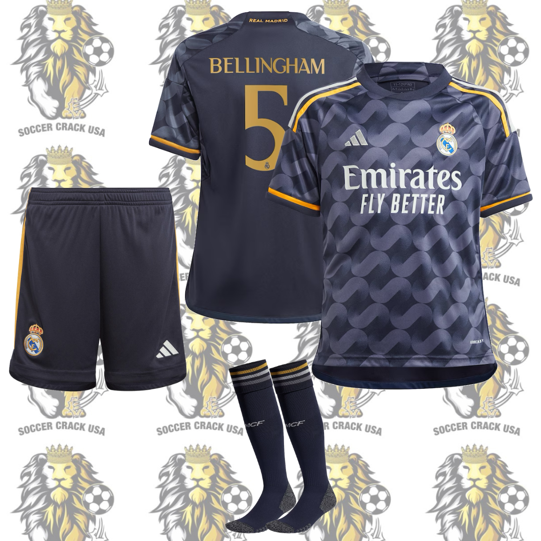 Jude Bellingham Real Madrid 2023/24 Soccer Uniform for Kids – Soccer Crack